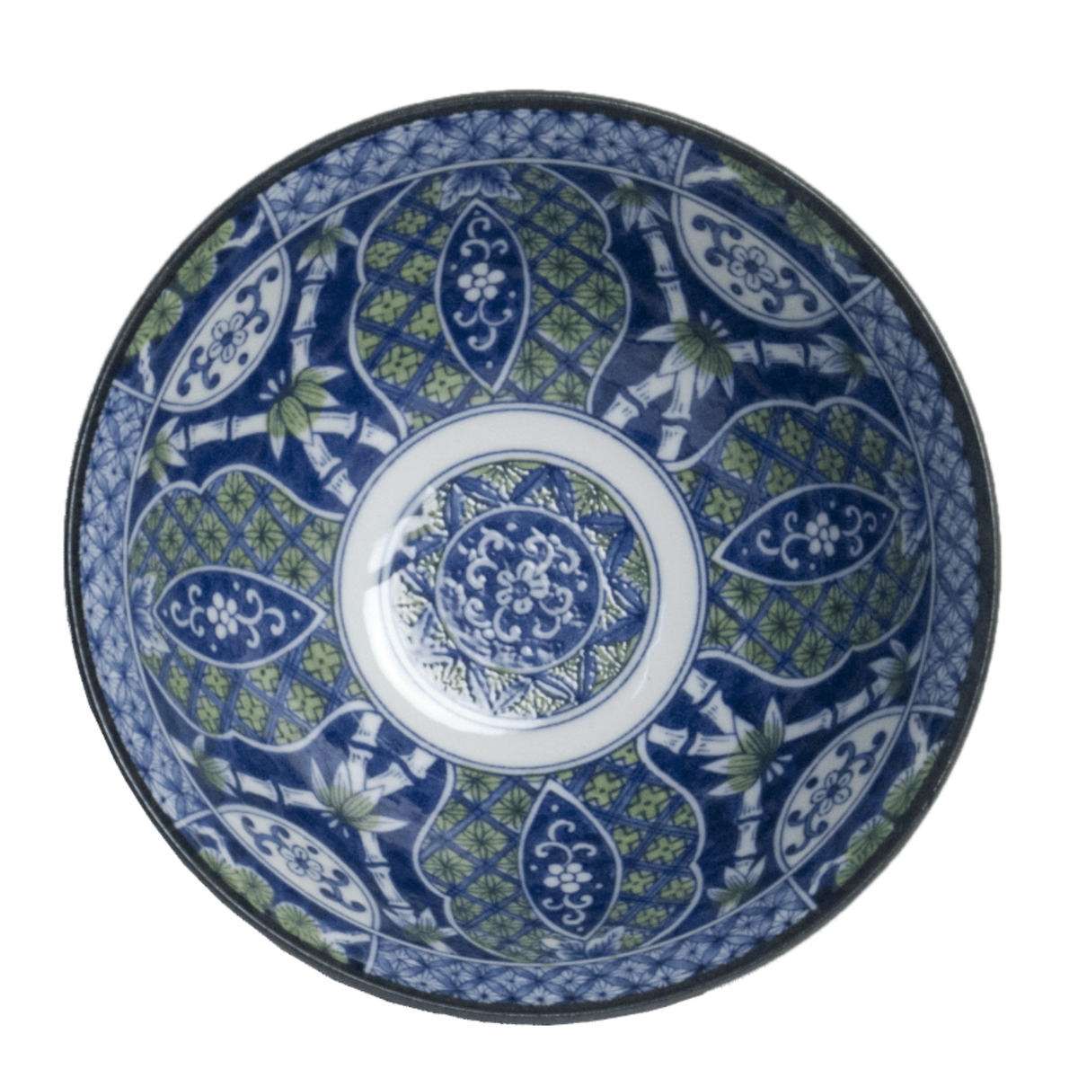 Japanese Flower Pattern Bowl - Ø18cm — Tradewinds Oriental Shop