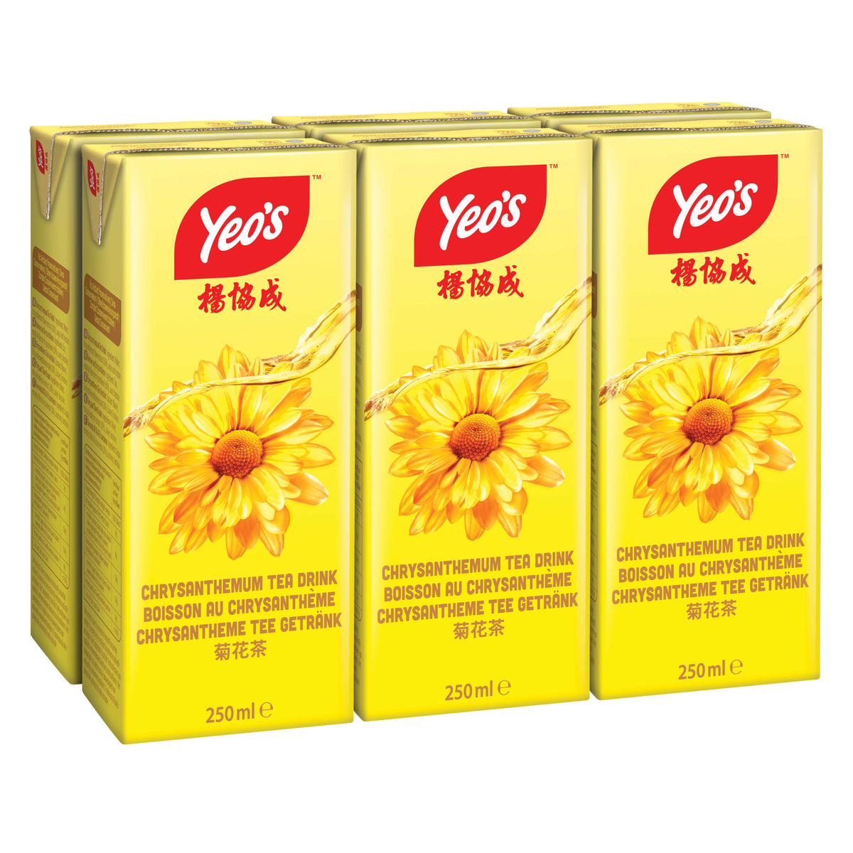 Yeo's Chrysanthemum Tea Drink - 6x250ml — Tradewinds Oriental Shop