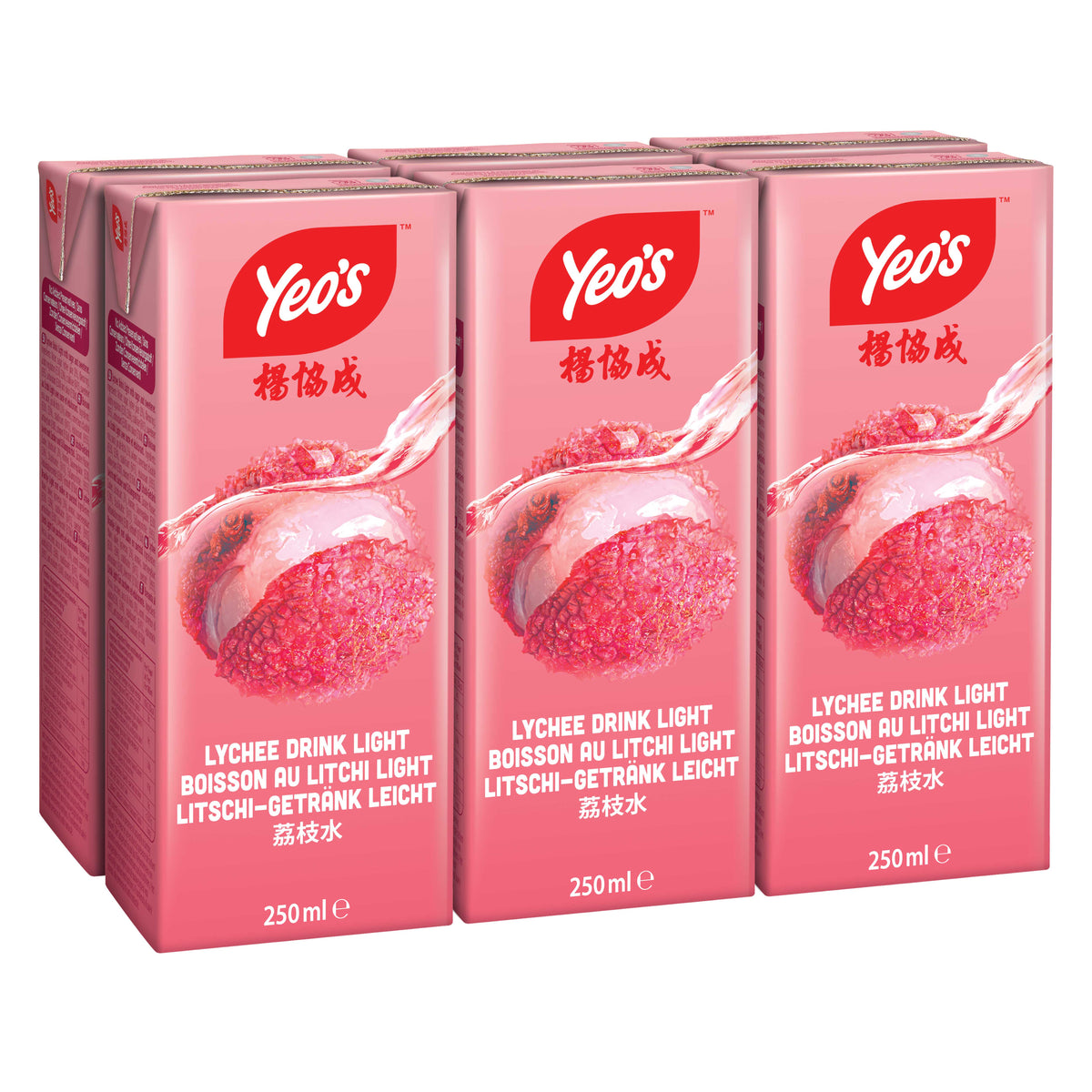Yeo's Lychee Drink - 6x250ml — Tradewinds Oriental Shop