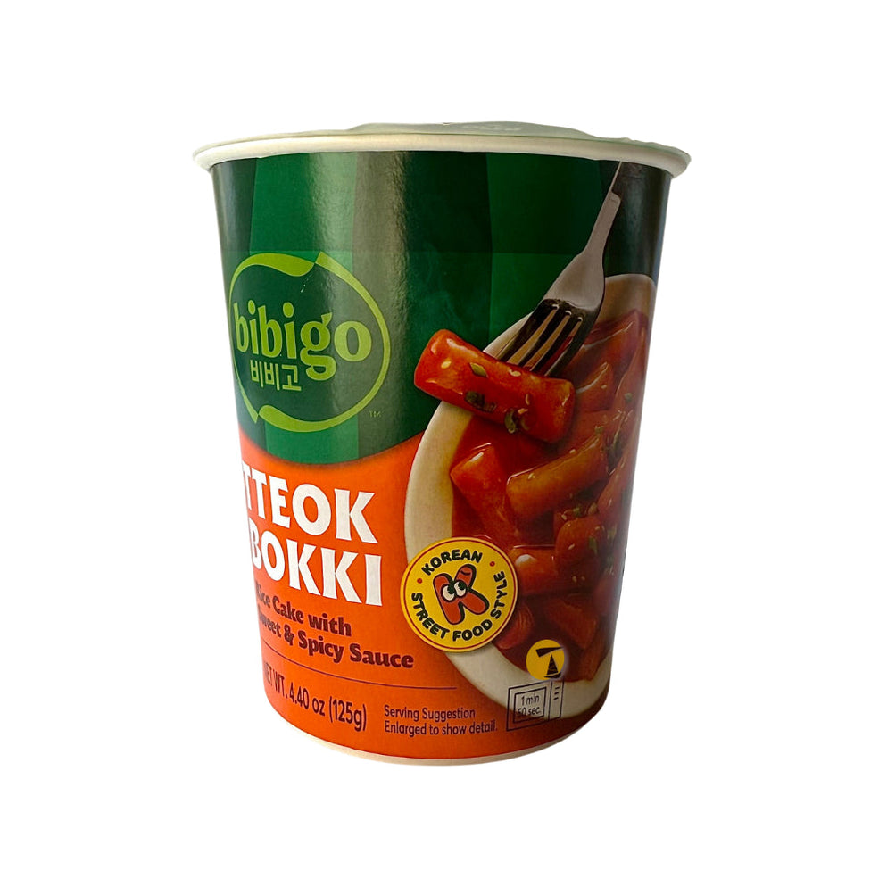 Bibigo Tteokbokki Rice Cake Cup with Sweet & Spicy Sauce - 125g ...