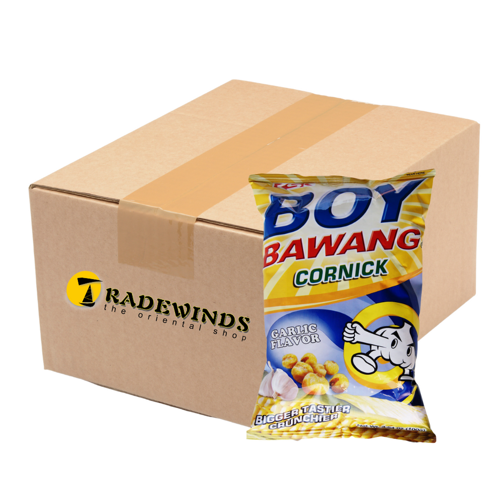 Boy Bawang Corn Snack - Garlic Flavour - 20x90g — Tradewinds Oriental Shop