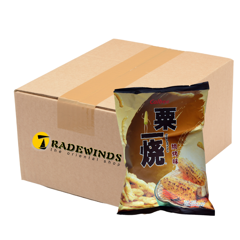 Calbee Grill-A-Corn Sticks BBQ Flavour - 20x80g — Tradewinds Oriental Shop