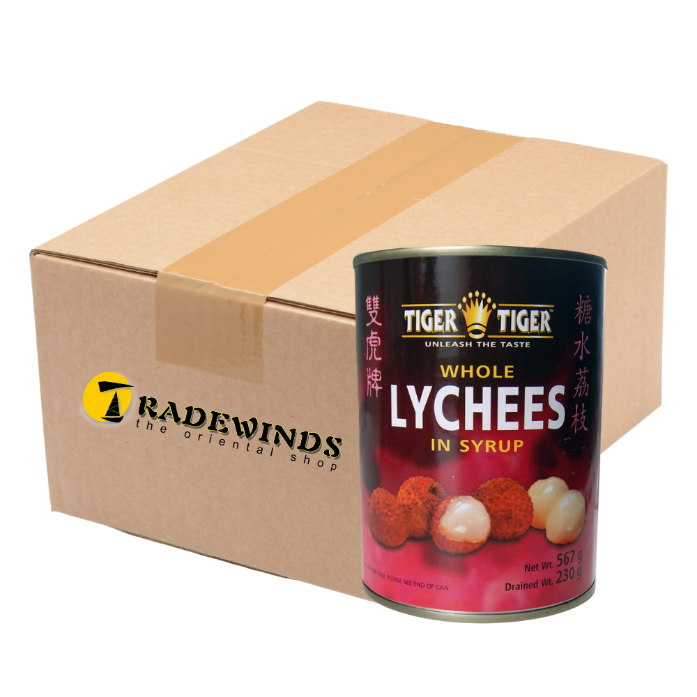 Tiger Tiger Whole Lychees in Syrup - 24x567g — Tradewinds Oriental Shop