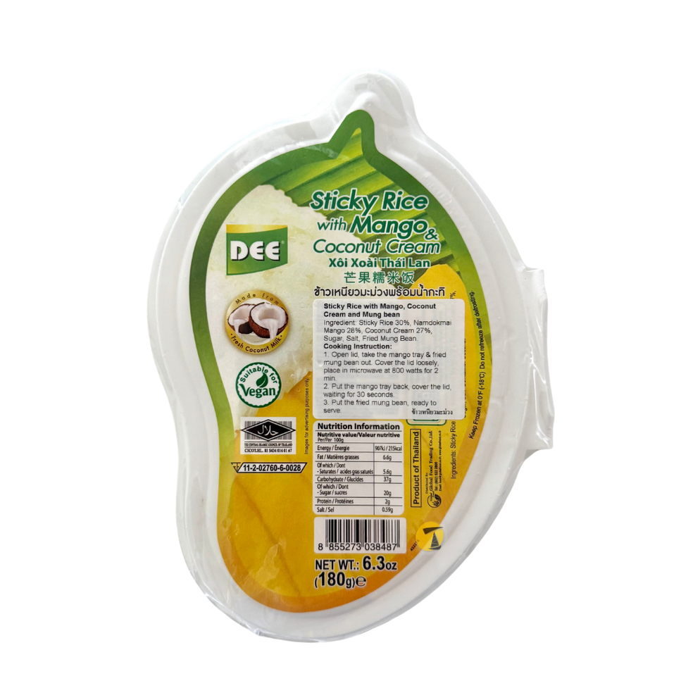 Dee Sticky Rice with Mango & Coconut Cream - 180g — Tradewinds Oriental ...