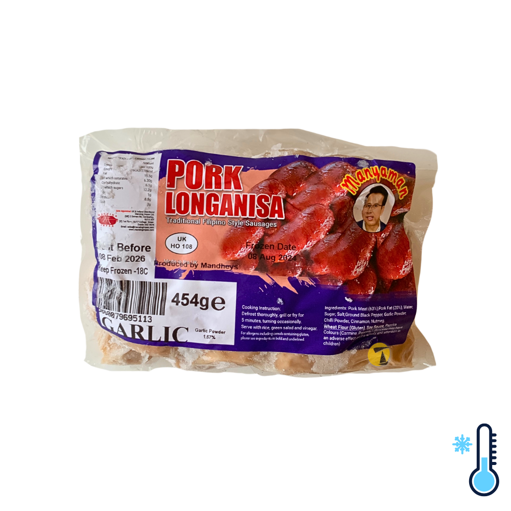 Mandhey's Manyaman Pork Longanisa - Garlic - 454g [FROZEN] — Tradewinds ...