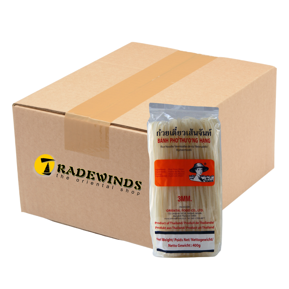 Farmer 3mm Brand Rice Sticks - 34x400g — Tradewinds Oriental Shop