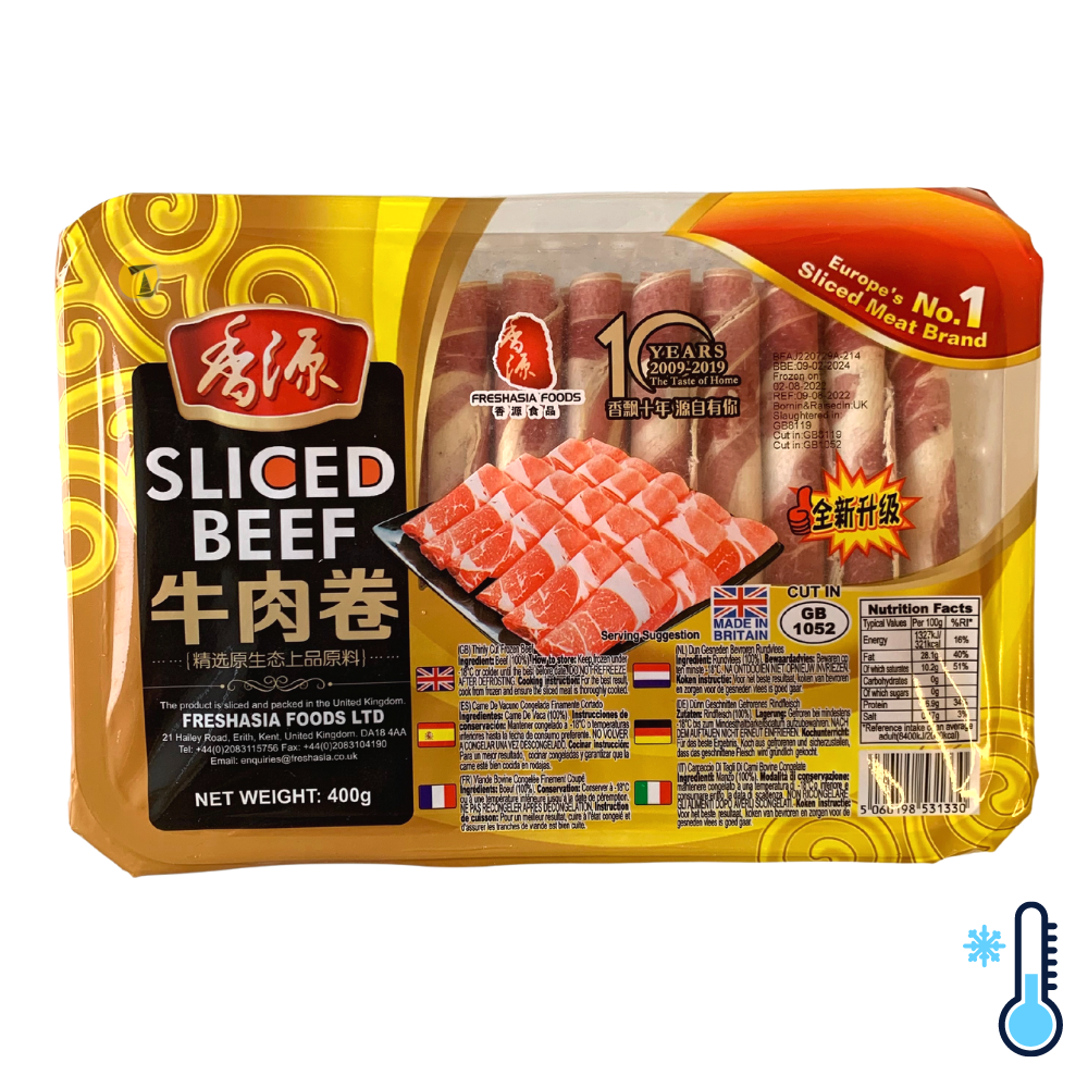FreshAsia Foods Sliced Beef - 400g [FROZEN] — Tradewinds Oriental Shop