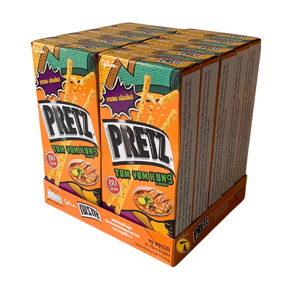 Glico Pretz Biscuit Tom Yum Kung Flavour - 10x23g — Tradewinds Oriental ...
