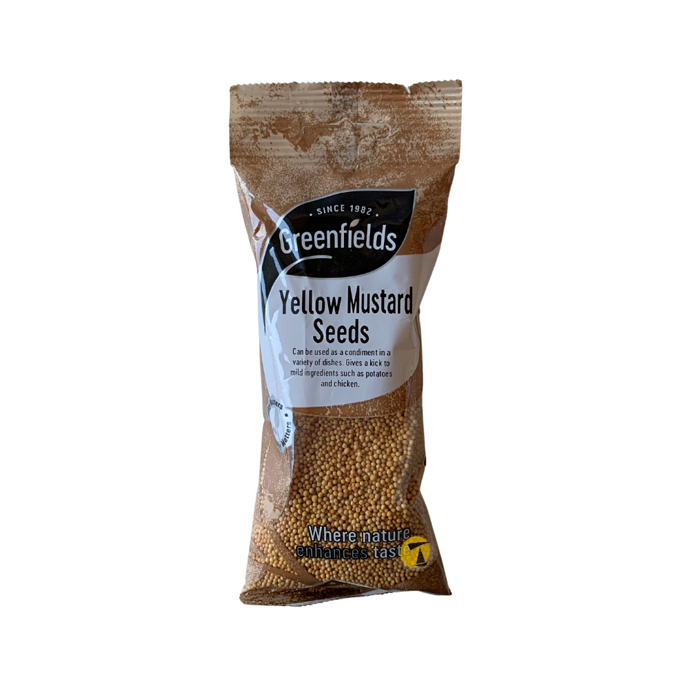 Greenfields Yellow Mustard Seeds - 100g — Tradewinds Oriental Shop