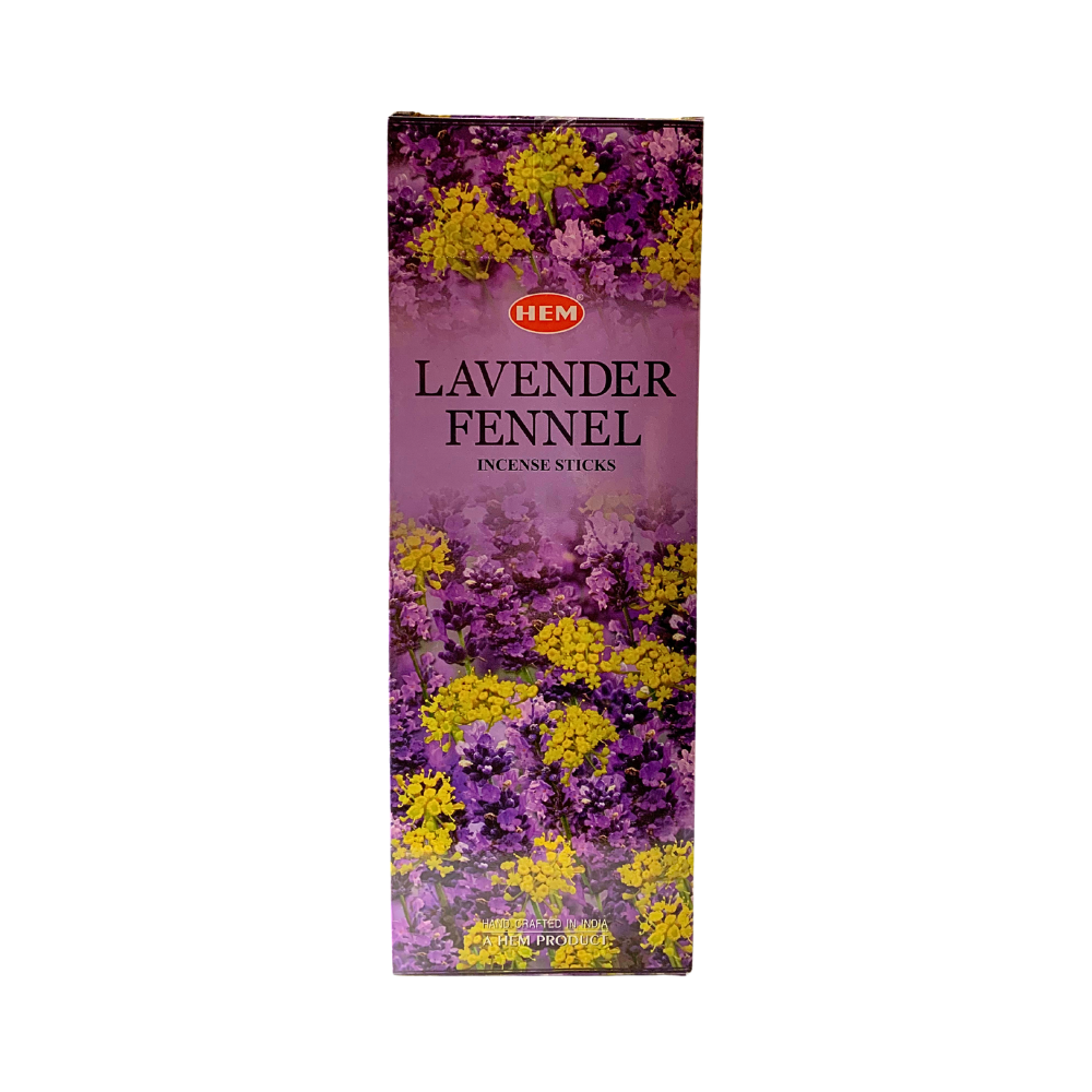 HEM Lavender Fennel Incense Sticks - 6 x 20 Sticks — Tradewinds ...