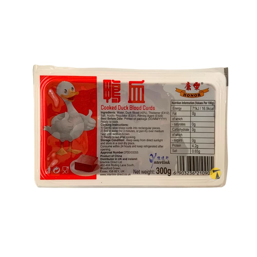 Honor Cooked Duck Blood Curds - 300g - BB: 09/12/2025 — Tradewinds ...