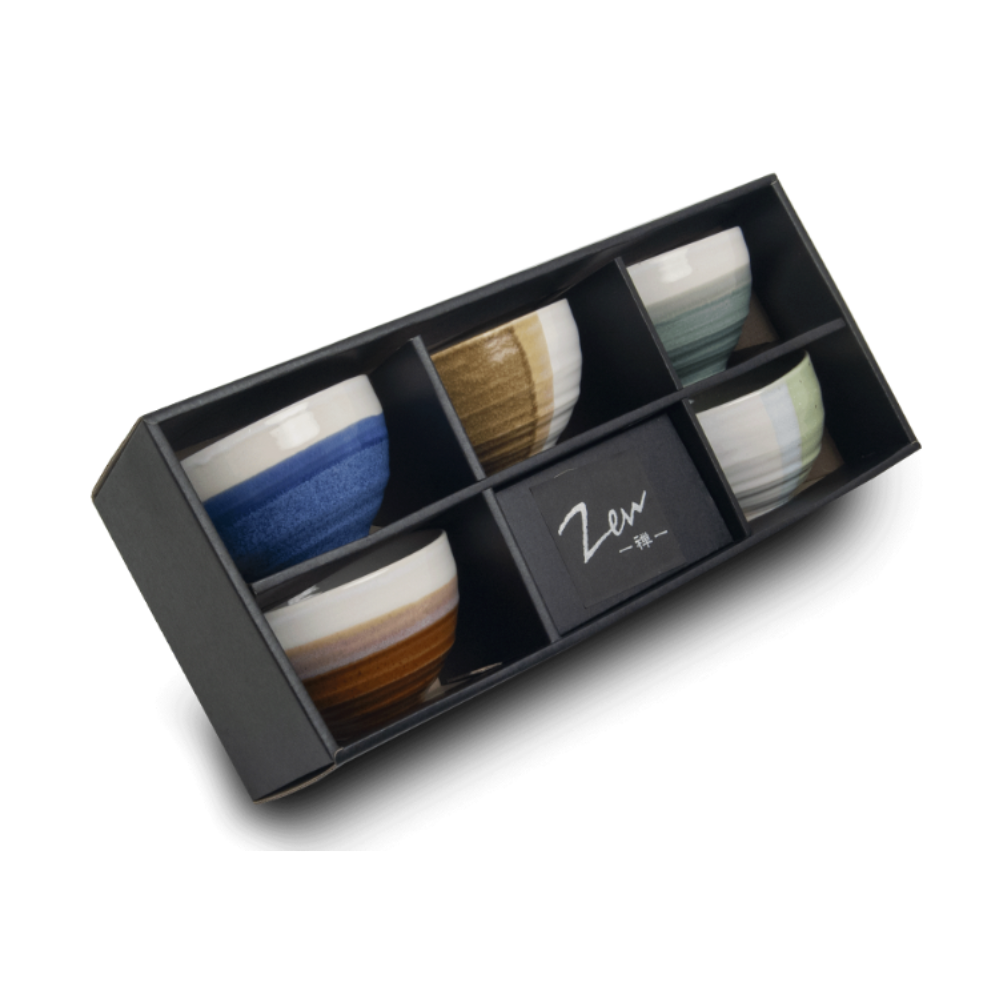 Japanese Small Bowls - Zen - Set of 5 — Tradewinds Oriental Shop