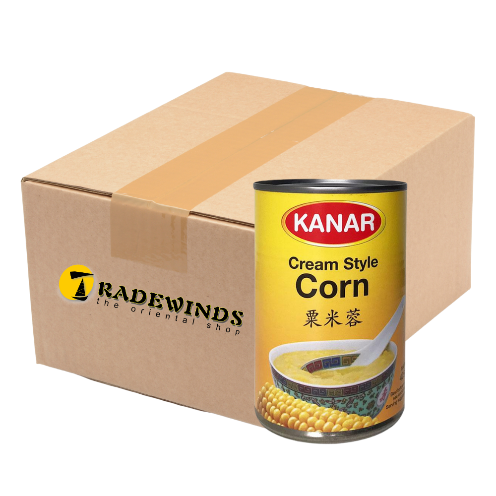 Kanar Cream Style Corn - 24x425g — Tradewinds Oriental Shop