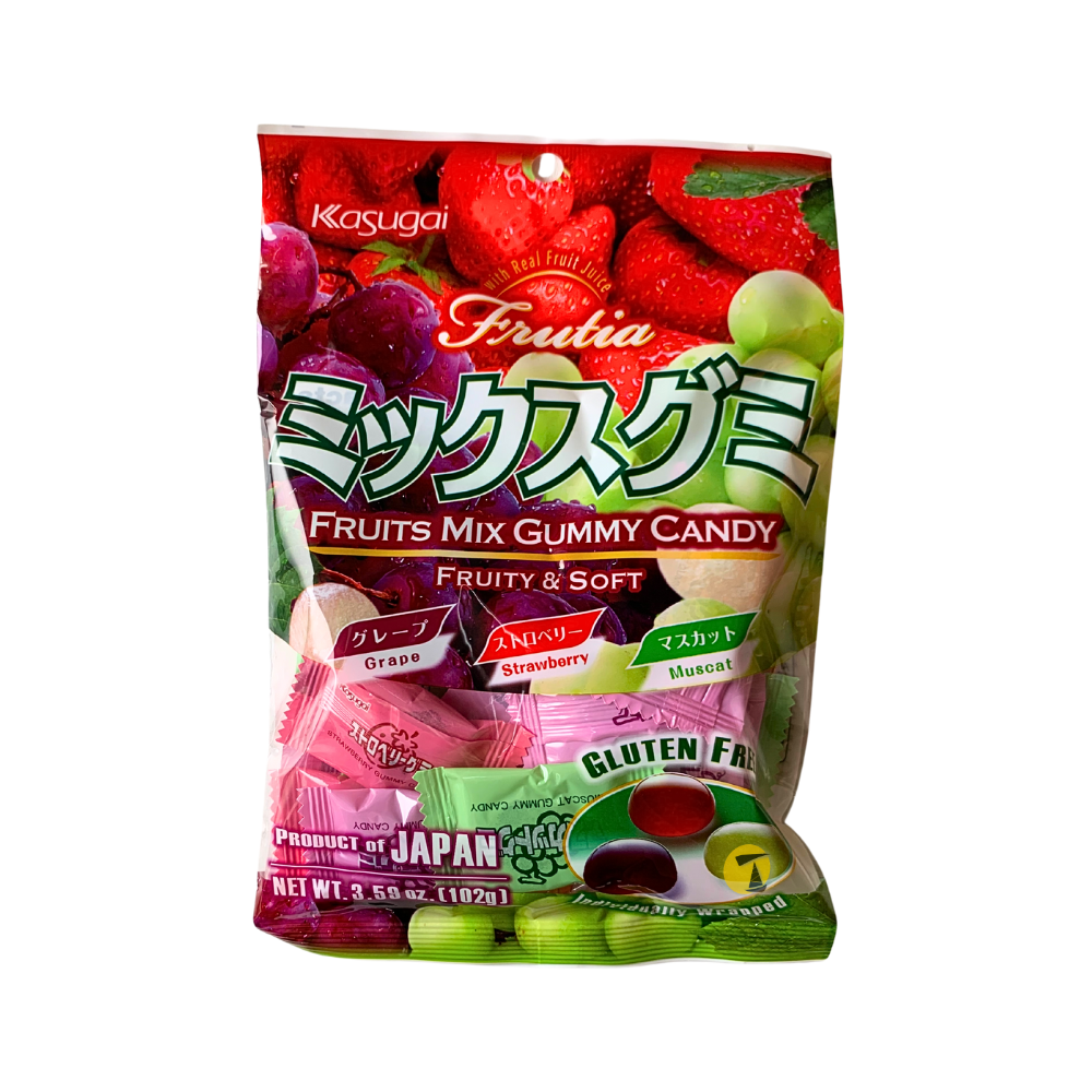 Kasugai Fruits Mix Gummy Candy - 102g — Tradewinds Oriental Shop