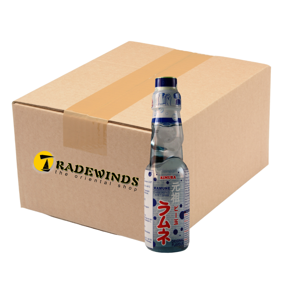 Kimura Ramune Carbonated Japanese Lemonade - 30x200ml — Tradewinds ...