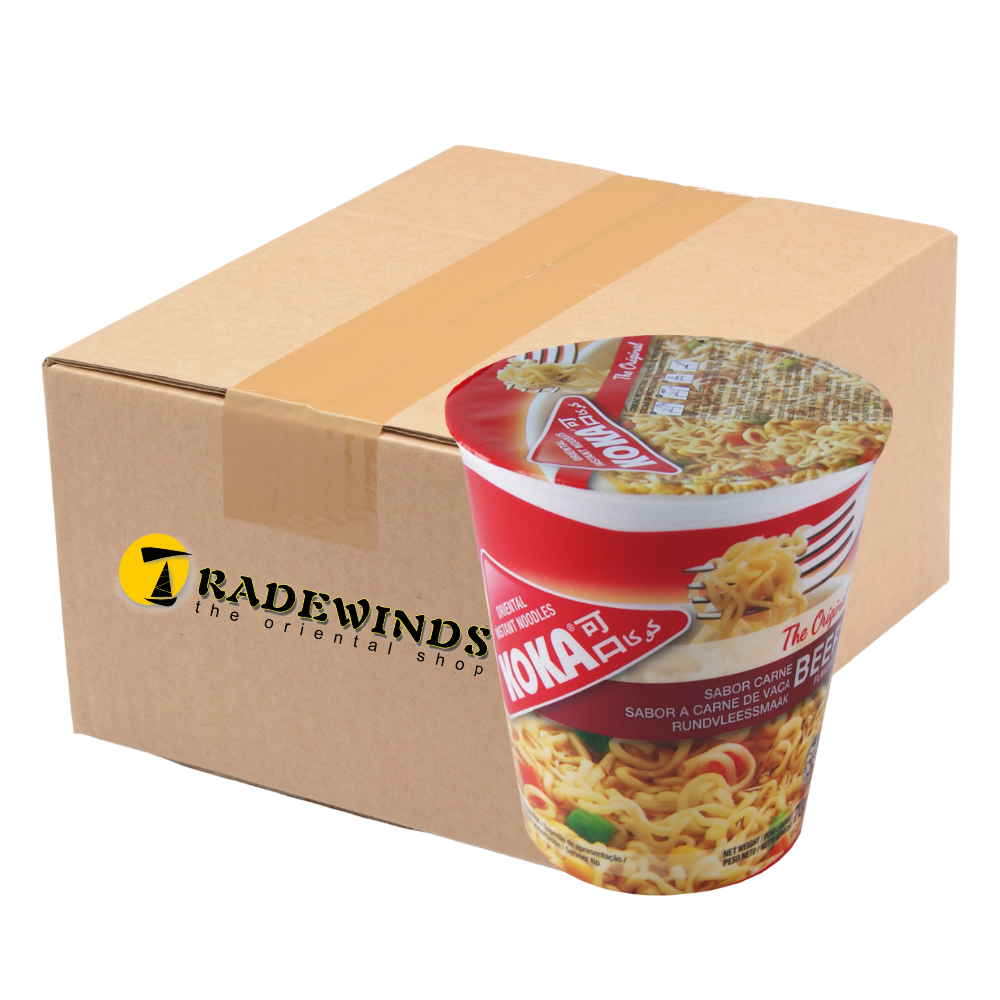 Koka Cup Noodles - Beef Flavour - 12 Cups — Tradewinds Oriental Shop