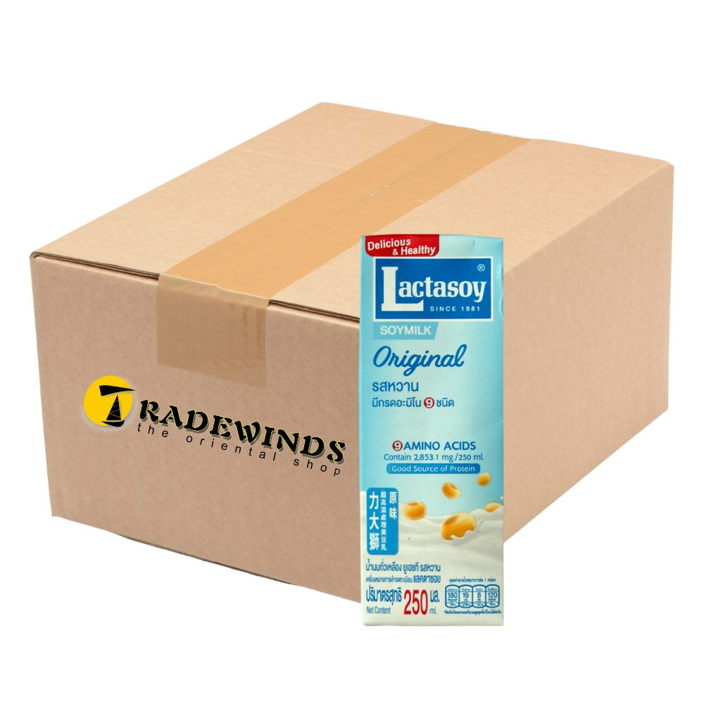 Lactasoy Original Soya Milk - 6x250ml Cartons — Tradewinds Oriental Shop