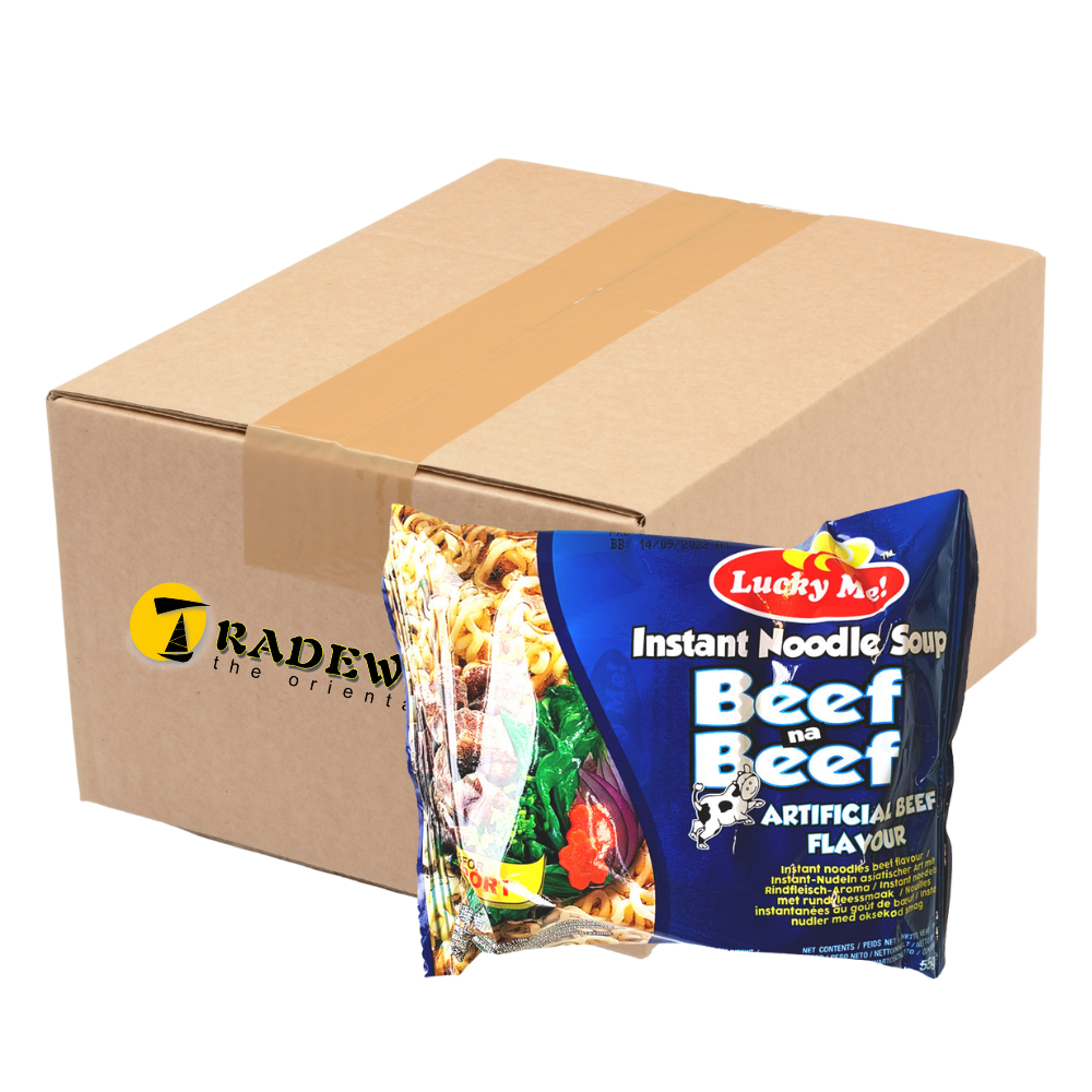 Lucky Me Beef Instant Noodles 70g - 24 Packets — Tradewinds Oriental Shop