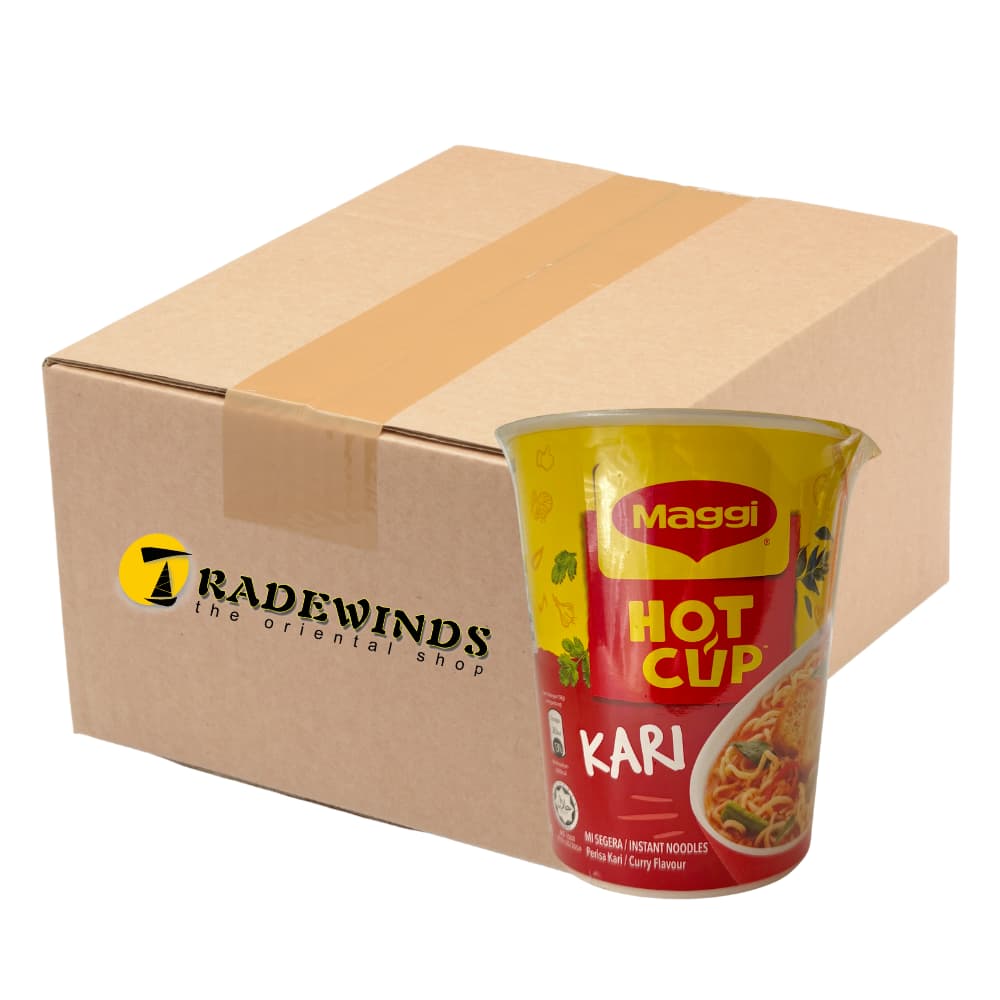 Maggi Hot Cup Kari Flavour Noodles - 12x58g - BB: 31/08/2025 — Tradewinds Oriental Shop