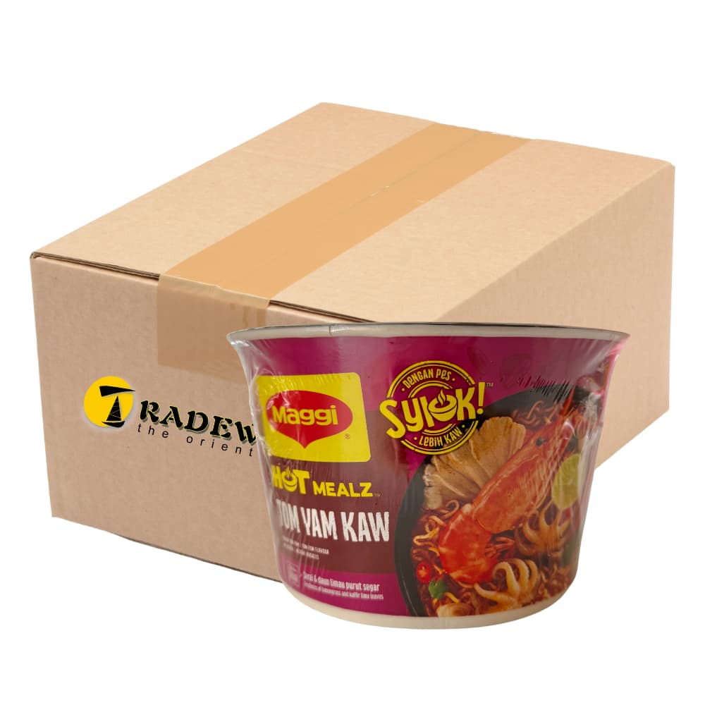 Maggi Hot Mealz Tom Yam Flavour BOWL Noodles - 12x96g — Tradewinds Oriental Shop
