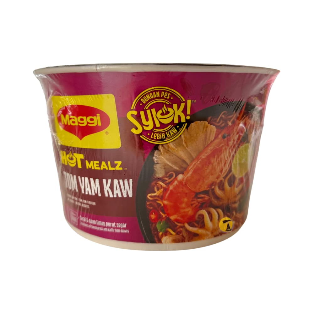 Maggi Hot Mealz Tom Yam Flavour Bowl Noodles - 96g - BB: 31/08/2025 ...