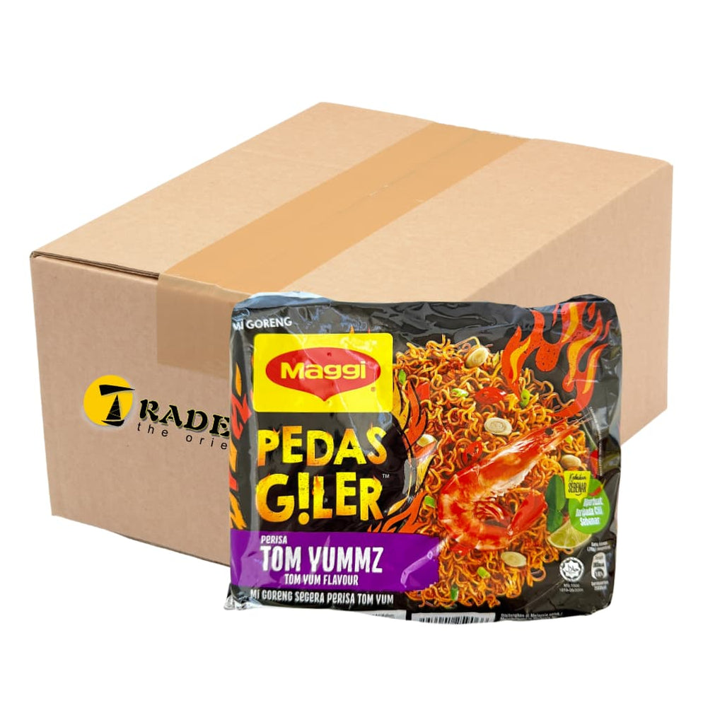 Maggi Pedas Giler (Very Spicy) Tom Yum Flavour Noodles - 12x(5x76g) - — Tradewinds Oriental Shop