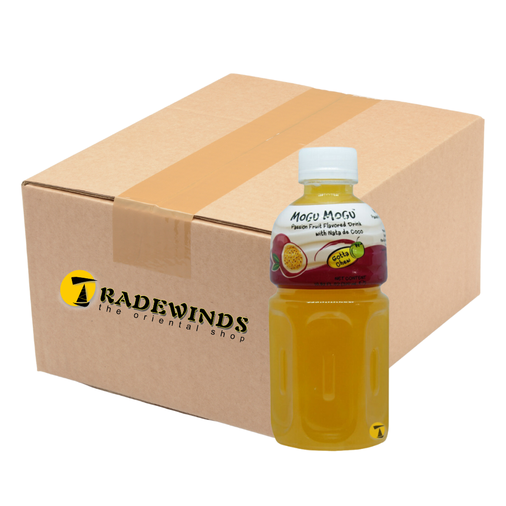 Mogu Mogu Passionfruit Flavoured Drink with Nata do Coco - 24x320ml ...