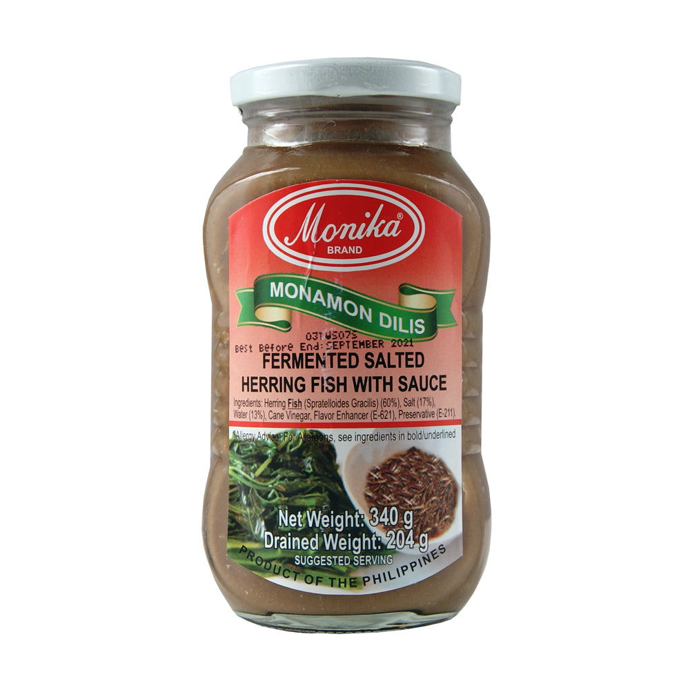 Monika Fermented Salted Herring Fish with Sauce - 340g — Tradewinds ...
