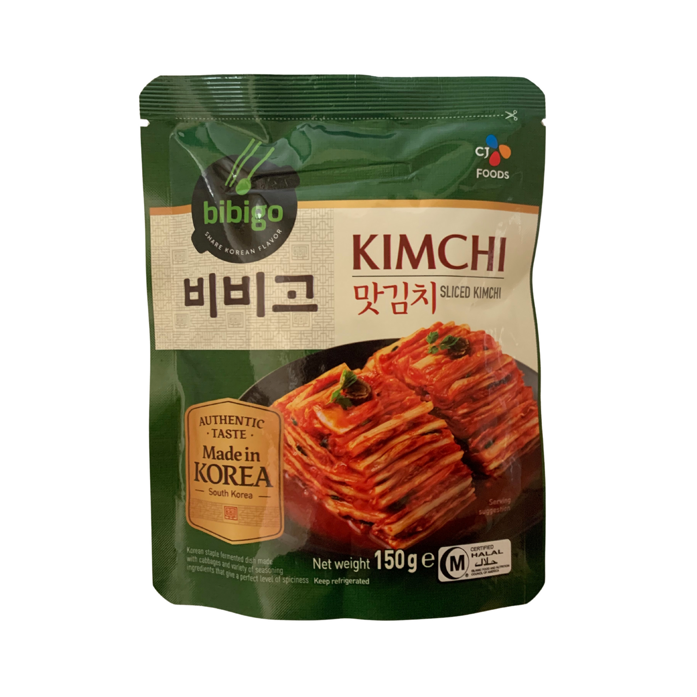Bibigo Sliced Kimchi (Pouch) - 150g — Tradewinds Oriental Shop