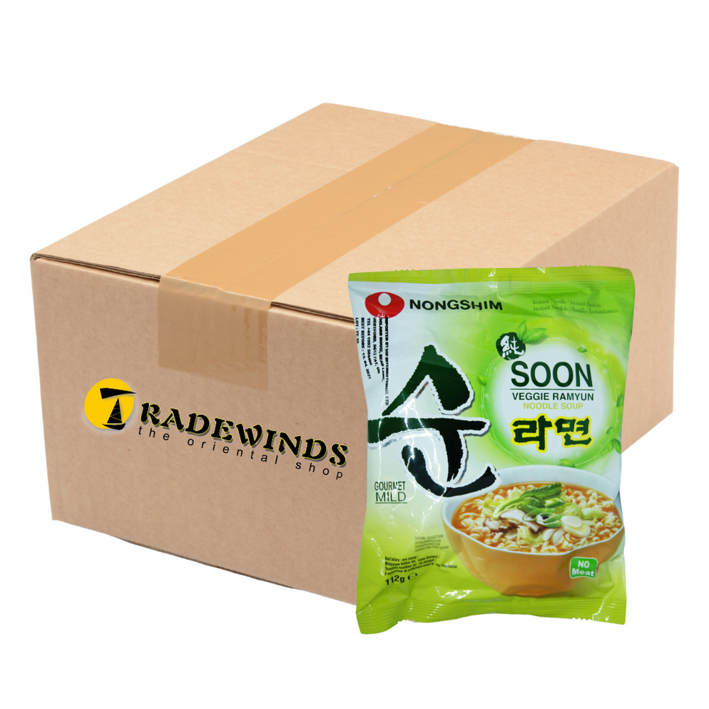 Nong Shim Veggie Ramen Mild Instant Noodle Soup - 20x112g — Tradewinds ...