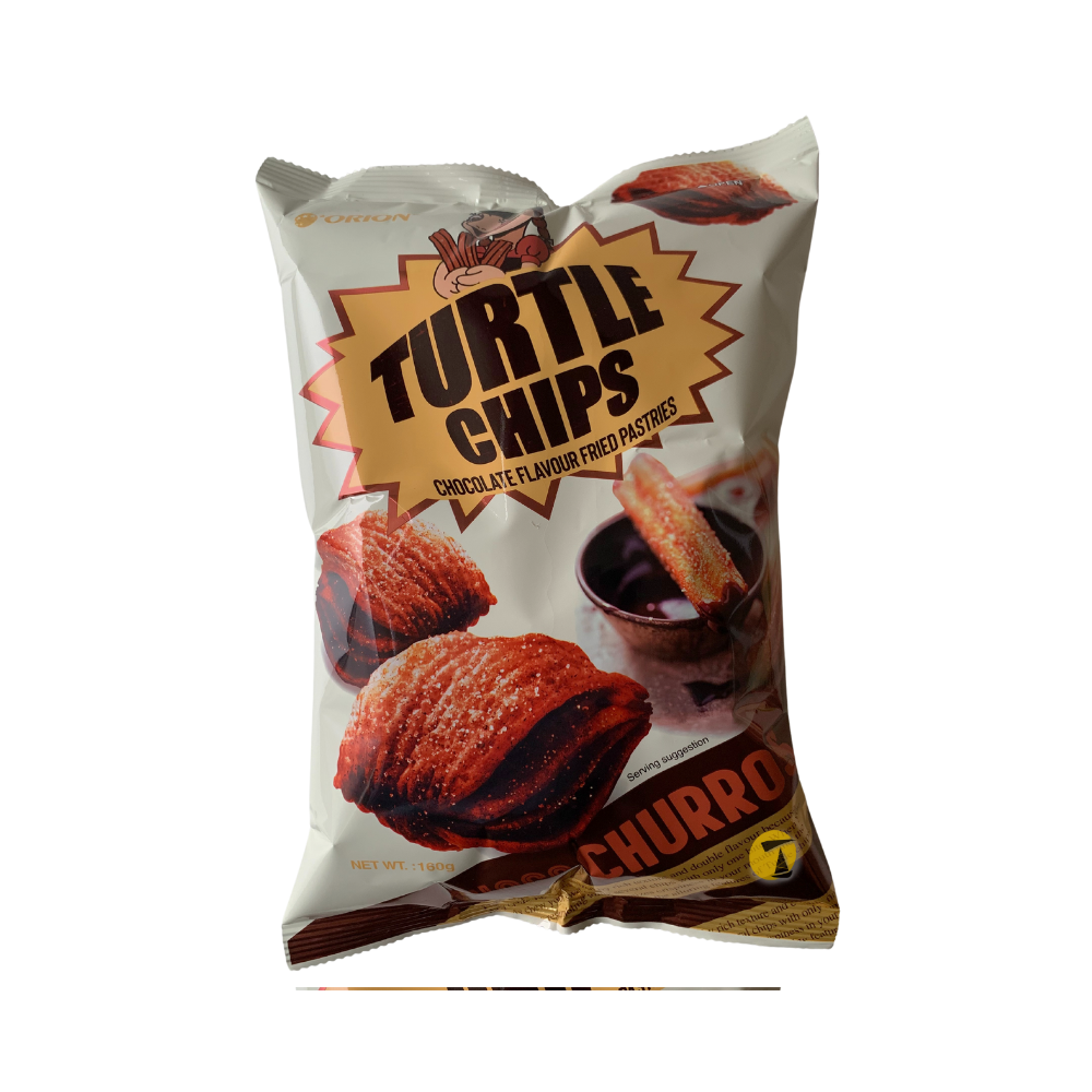 Orion Turtle Chips Choco Churros Flavour - 160g — Tradewinds Oriental Shop