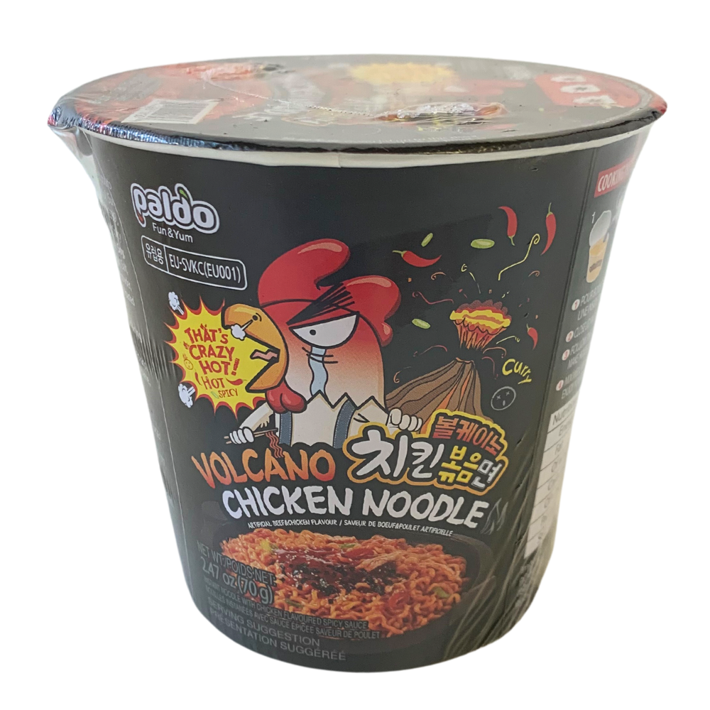 Paldo Volcano Chicken Cup Noodles - 70g — Tradewinds Oriental Shop