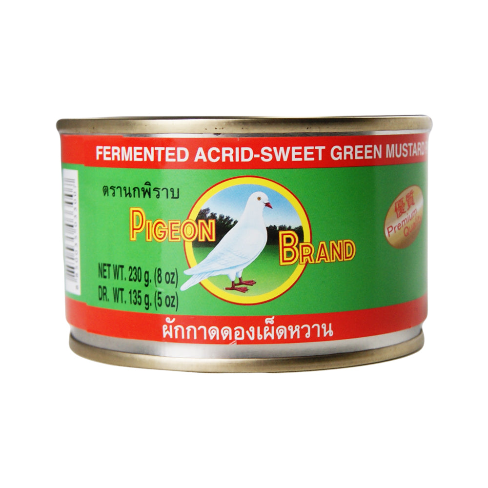 Pigeon Brand Fermented Acrid-Sweet Green Mustard Pieces in Soy Sauce ...
