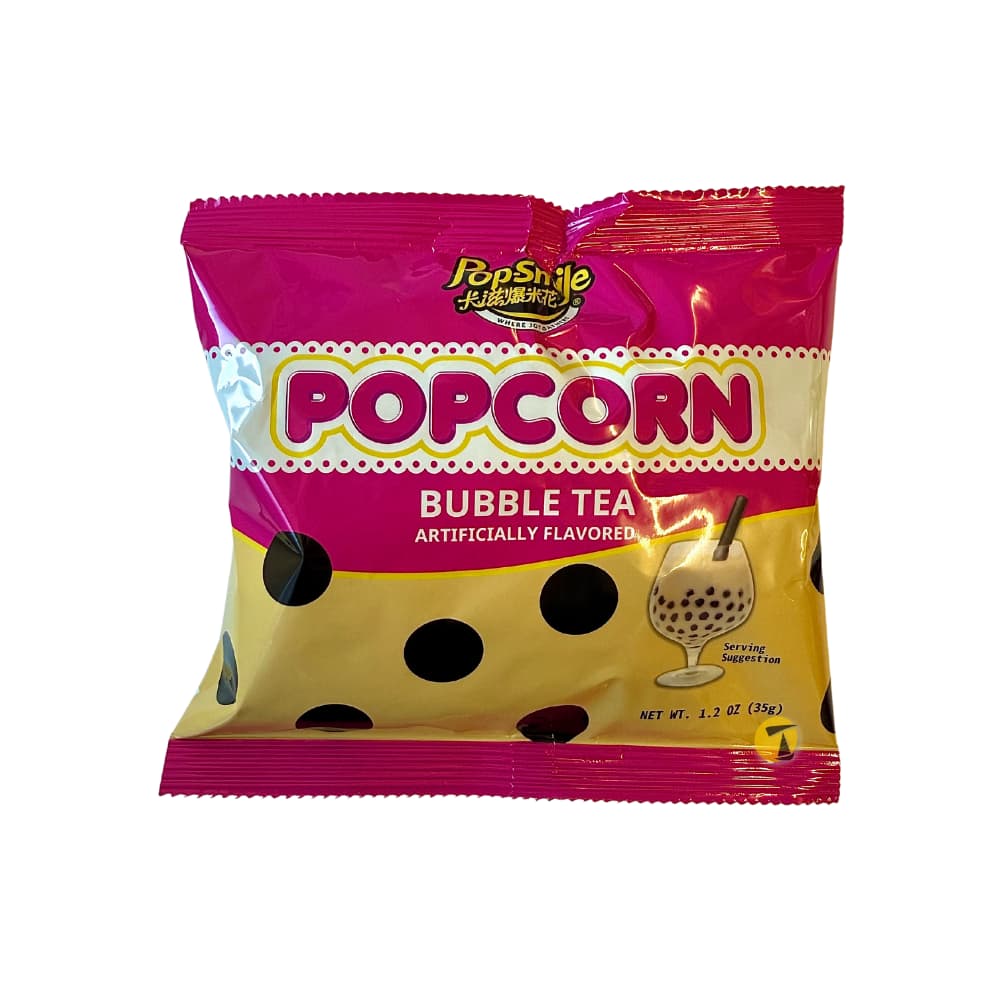 Pop-Smile Popcorn Bubble Tea Flavour - 35g — Tradewinds Oriental Shop