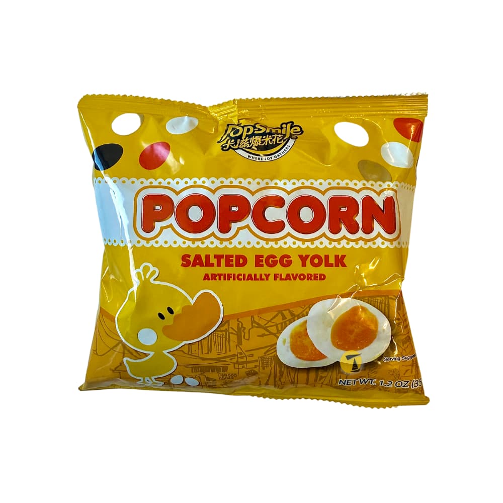 Pop-Smile Popcorn Salted Egg Yolk Flavour - 35g — Tradewinds Oriental Shop