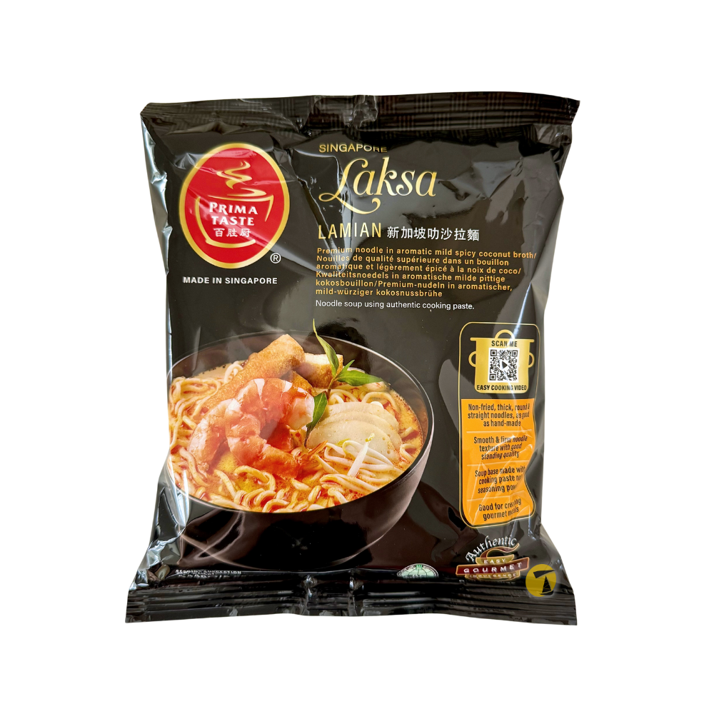 Prima Taste Instant Singapore Laksa La Mian Noodle Soup - 144g ...