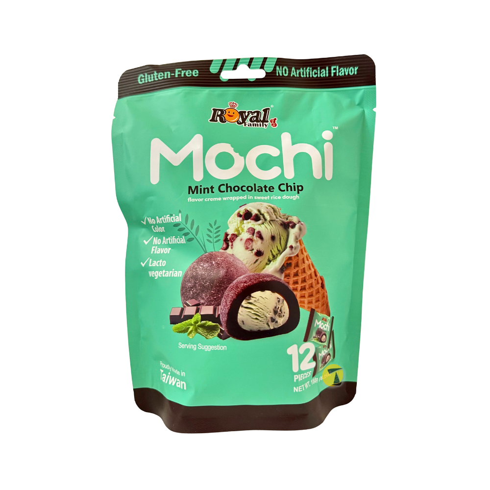 Royal Family Mint Chocolate Chip Mochi - 180g — Tradewinds Oriental Shop