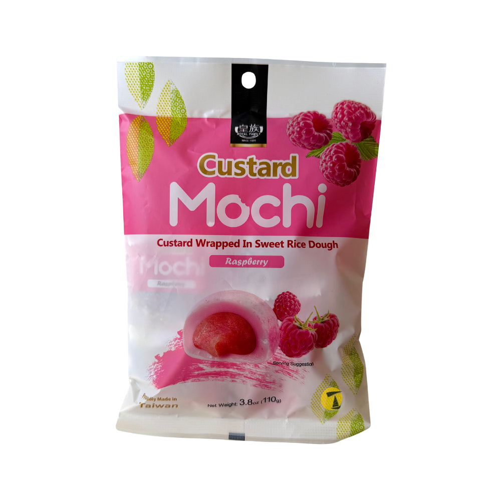 Royal Family Raspberry Custard Mochi - 110g — Tradewinds Oriental Shop