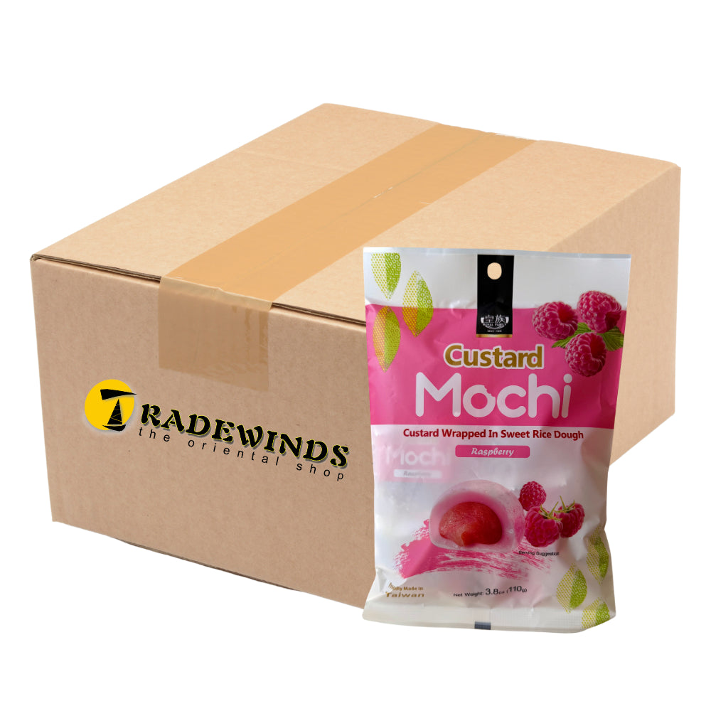 Royal Family Raspberry Custard Mochi - 24x110g — Tradewinds Oriental Shop