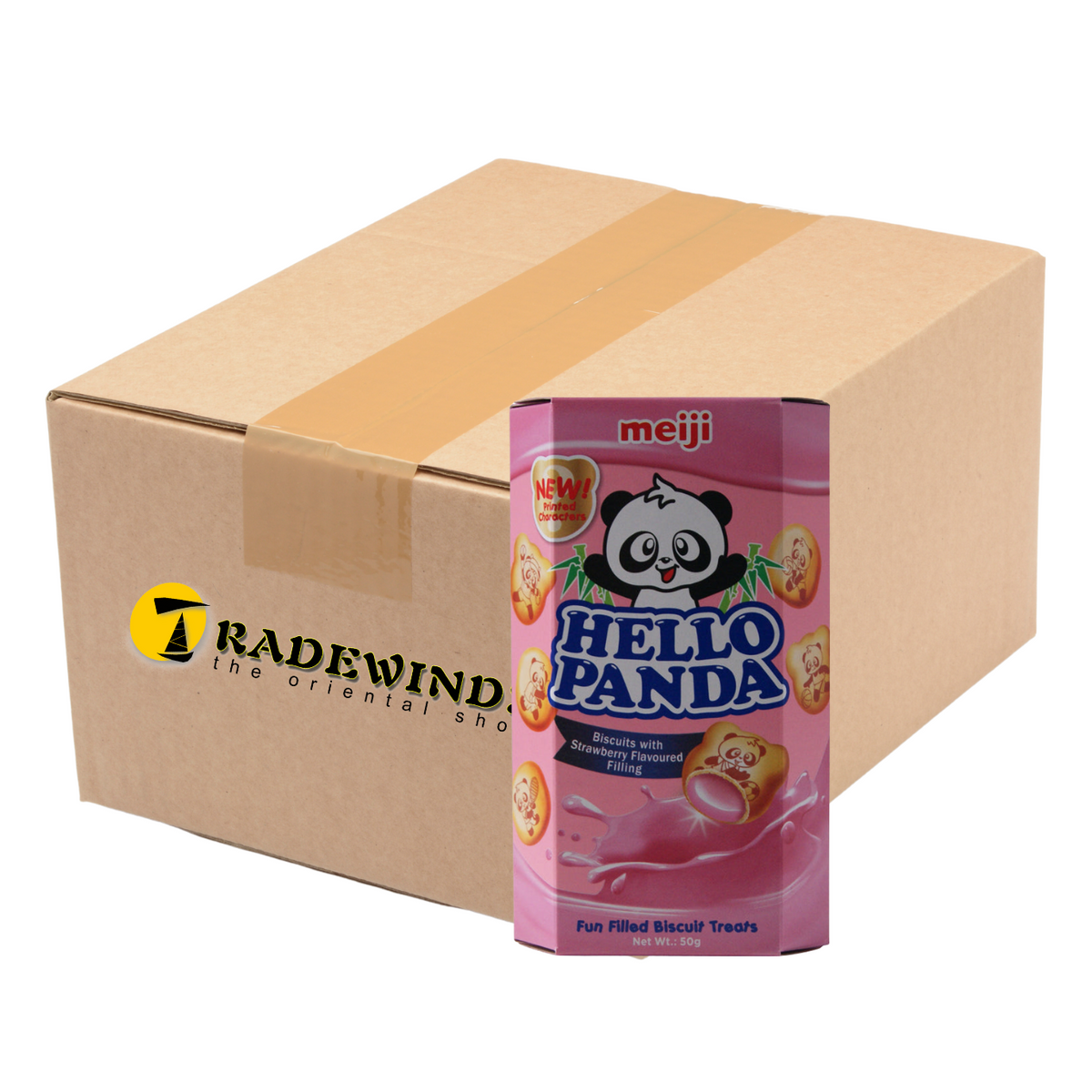 Hello Panda Strawberry Filled Biscuits - 2x(10x50g) — Tradewinds Oriental Shop