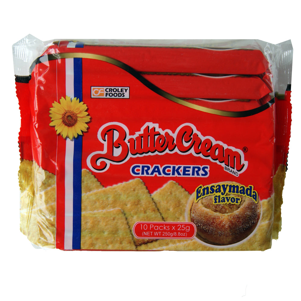 Sunflower Butter Cream Crackers Ensaymada Flavour - 20x250g ...