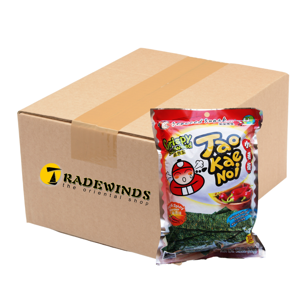 Taokaenoi Crispy Seaweed - Hot & Spicy Flavour - 6x36g — Tradewinds ...