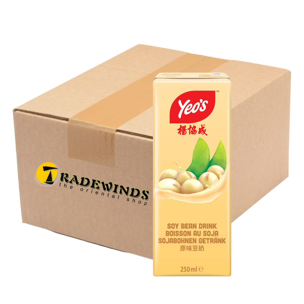 Yeo's Soy Bean Drink - 24x250ml — Tradewinds Oriental Shop