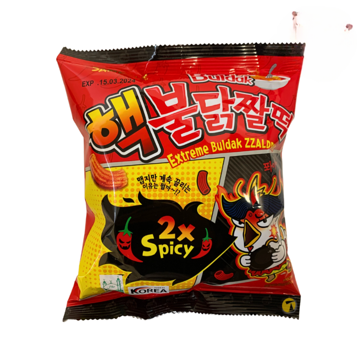 Samyang Zzal Dduck 2x SPICY Snack - 80g — Tradewinds Oriental Shop