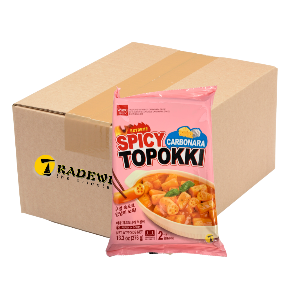 Wang Extreme Spicy Topokki Carbonara Rice Cake - 10x376g — Tradewinds ...