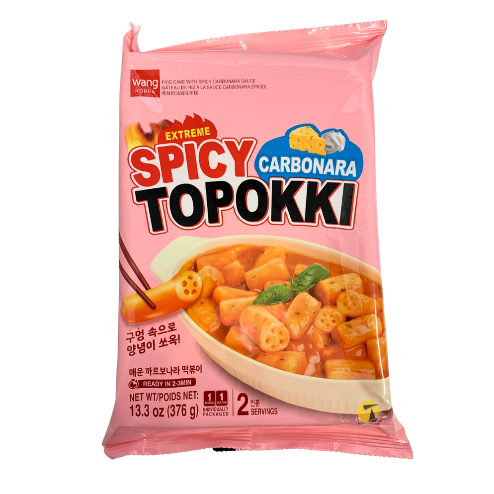Wang Extreme Spicy Topokki Carbonara Rice Cake - 376g — Tradewinds ...