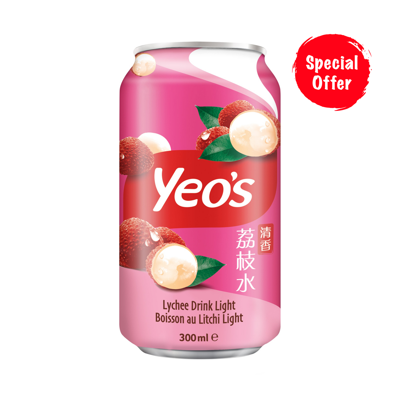 Yeo's Lychee Drink (tin) - 300ml — Tradewinds Oriental Shop