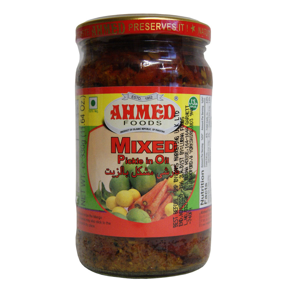 Ahmed Foods Mixed Pickle in Oil - 330g — Tradewinds Oriental Shop