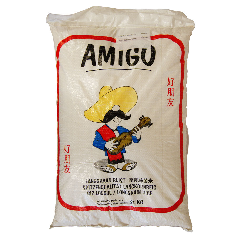 Amigo Long Grain Rice - 20kg-BBD 01/11/2025 — Tradewinds Oriental Shop