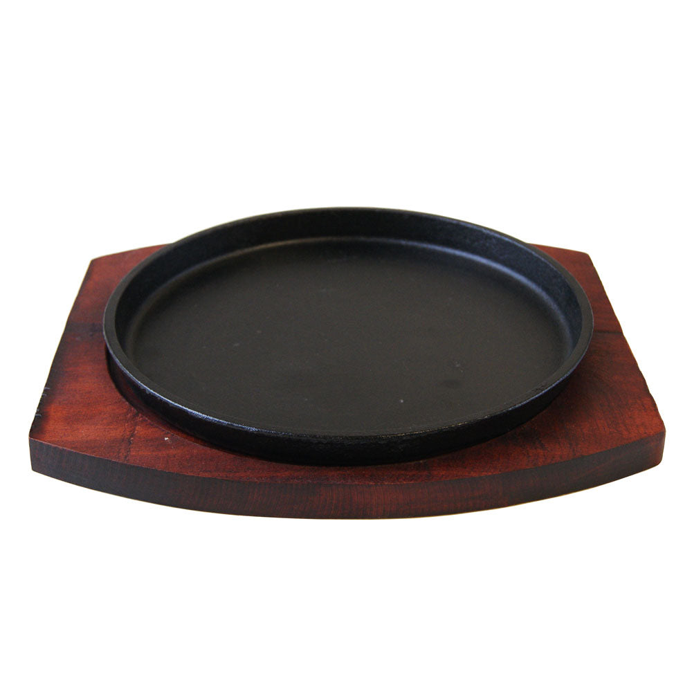 Cast Iron Round Sizzling Plate — Tradewinds Oriental Shop